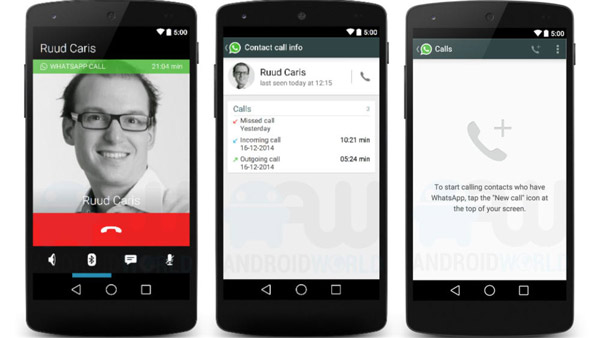 WhatsApp Android users in India get free voice calling update - The ...