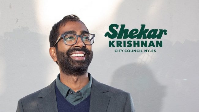 Indian American Shekar Krishnan likely to win NYC council primary